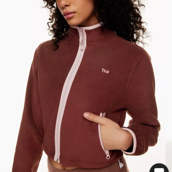 Aritzia | Tops | New Tna Sno Polar Zip Up | Poshmark